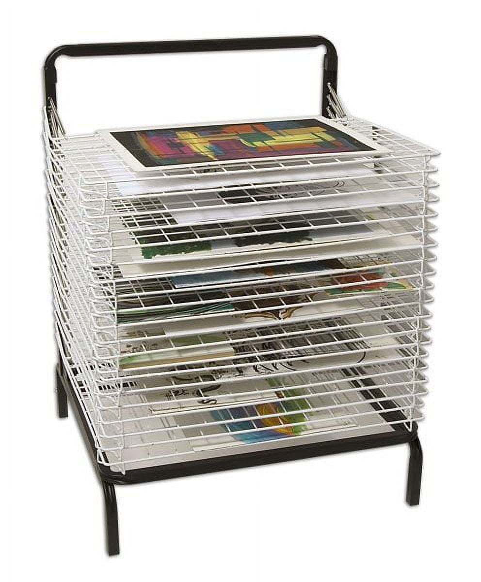 Stack-N-Dry Spring Loaded Drying Rack - Perfect For an Art Organizer ...