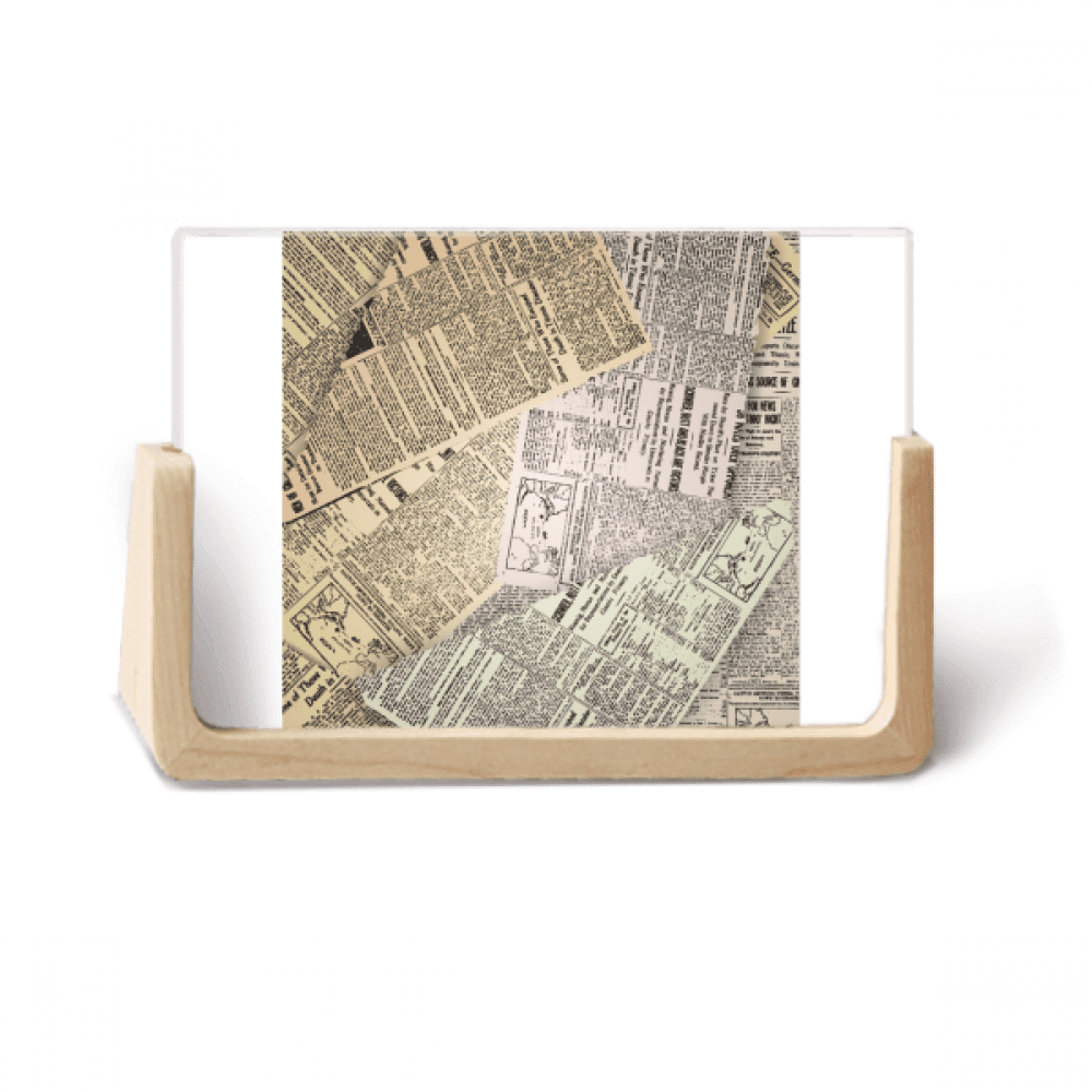 Stack Newspaper Clutter Art Deco Fashion Photo Wooden Photo Frame ...