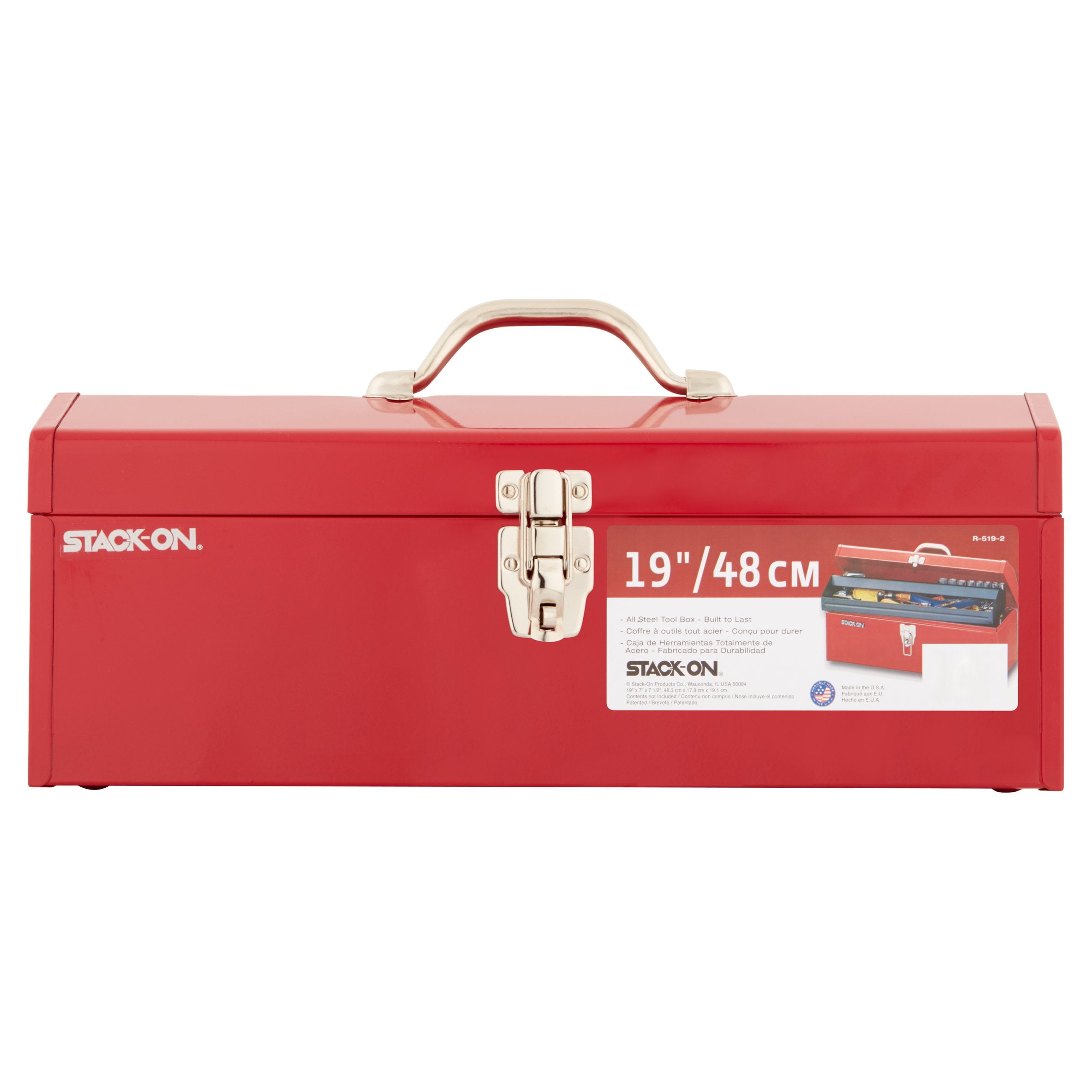 Stack-On All Steel Tool Box - Walmart.com