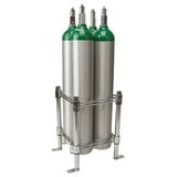 Stack & Rack Oxygen - Holds 4 E Size Cylinders - Walmart.com