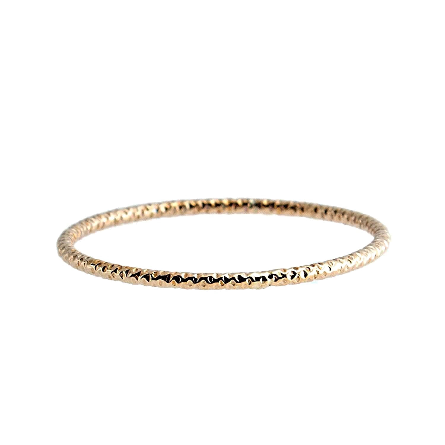 Stack Ring for Women Gold, Ultra Thin 1.2mm Stacking Ring, Stacked ...