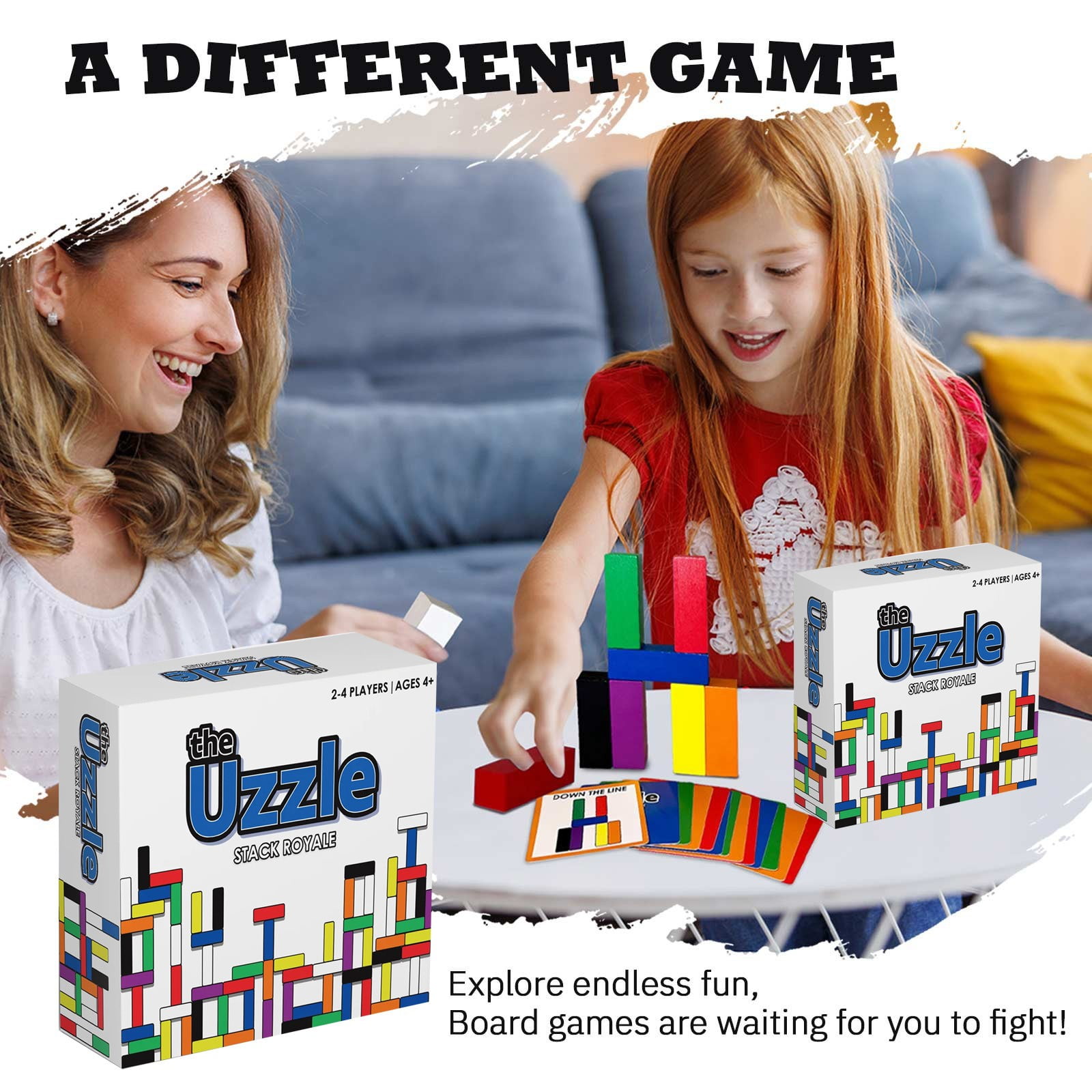 Stack Royale Board Game, Fast & Fun Family Board Game for Children ...