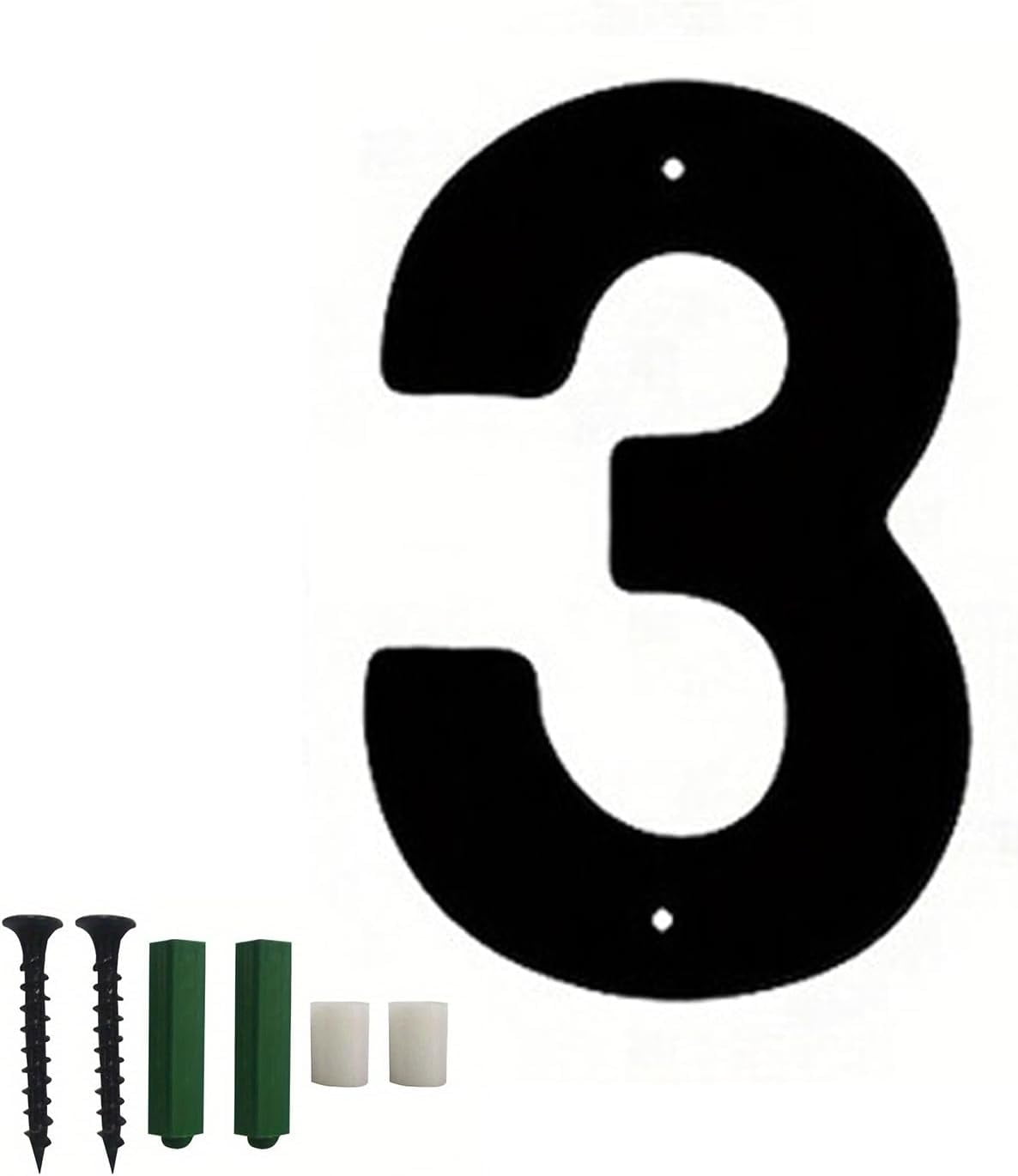 Stack Shadow 6 Inch House Number, Address Number for Outdoor Signs ...