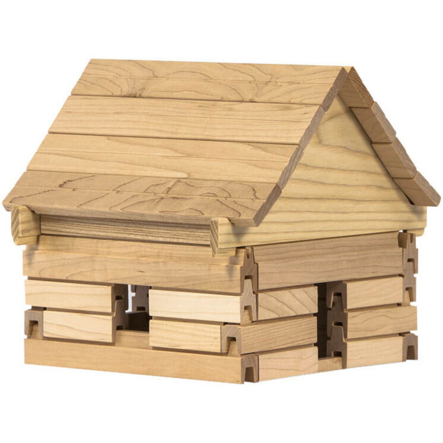 Stack & Stick 403 Cozy Cabin Educational Building Blocks - 40 Piece Set ...