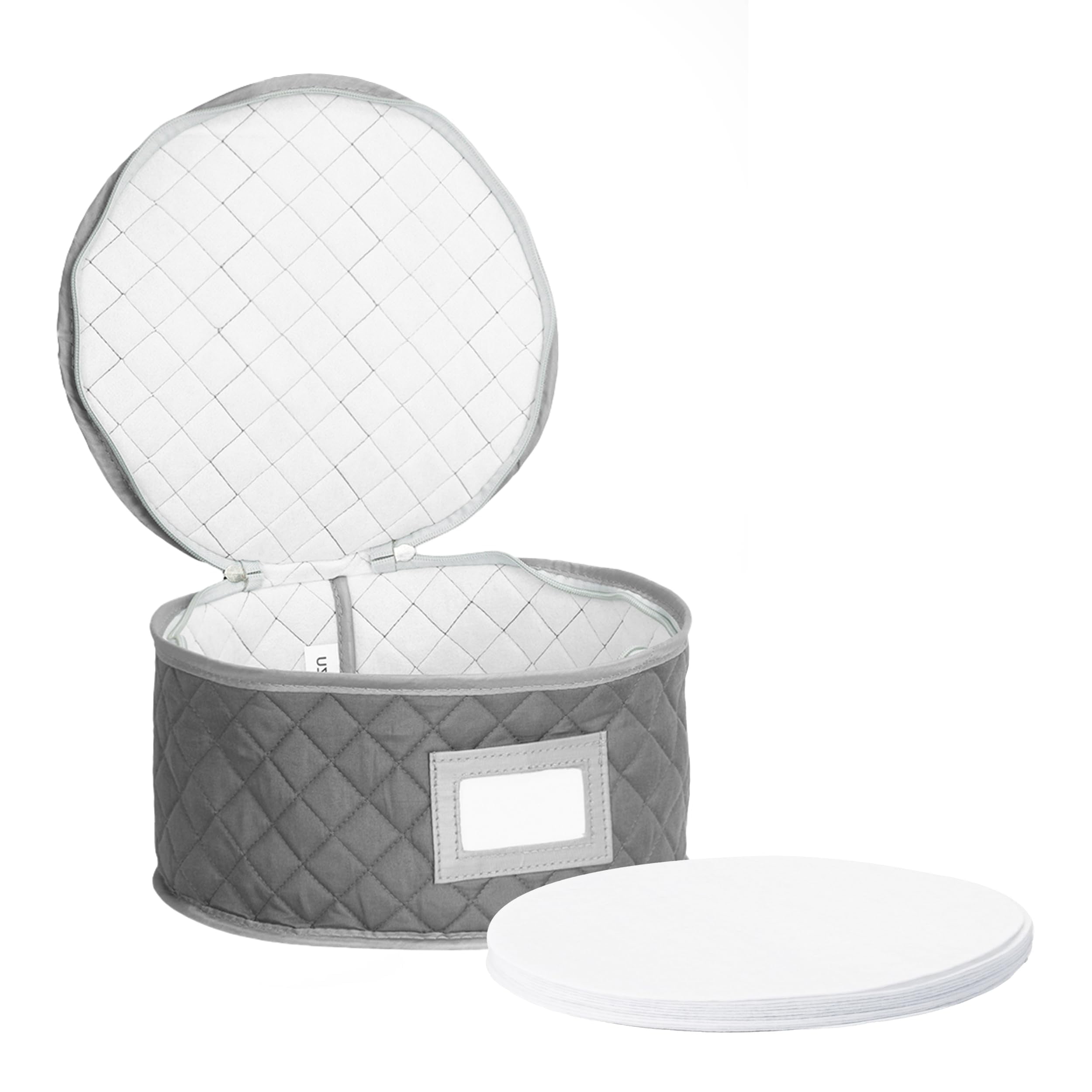 Stack Store Plus More China Storage Case - Dinner Plate Quilted Case ...