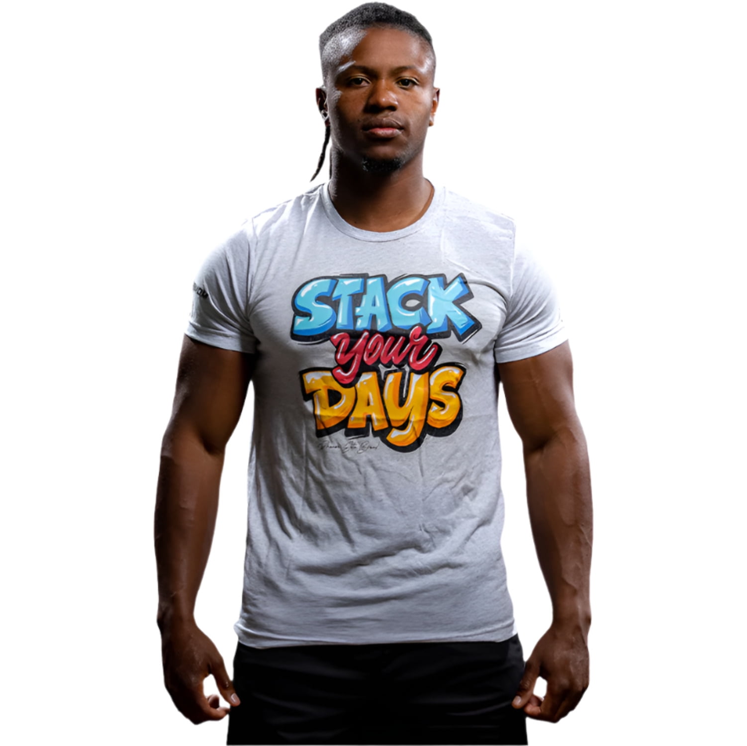 Stack Your Days Graffiti Graphic Tee - Walmart.com