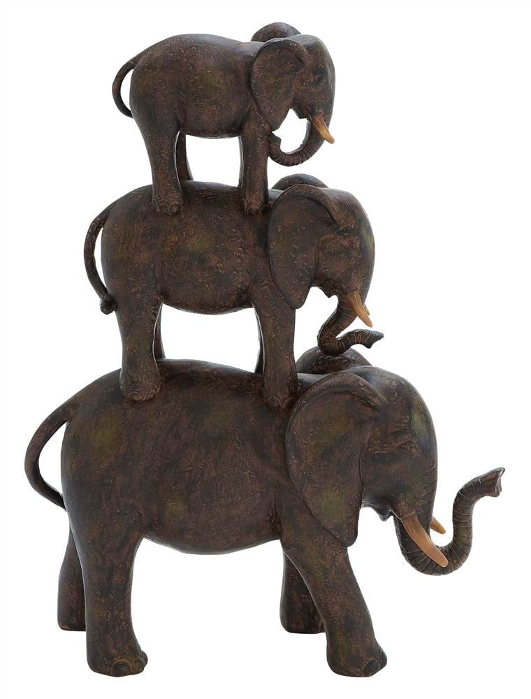 Stack of Three Decor Elephant - Walmart.com