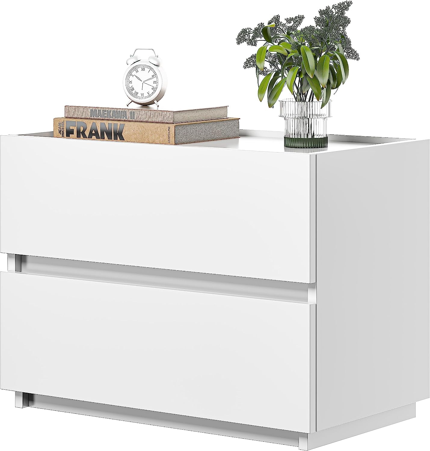 Stackable 2 Drawer Dresser, Small Dressers for Closet, Wood Storage ...