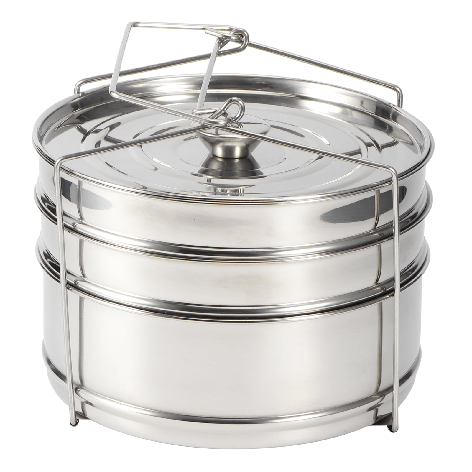 Stackable 3 Tier Stainless Steel Steamer Cooker Pot Set Cook Food ...