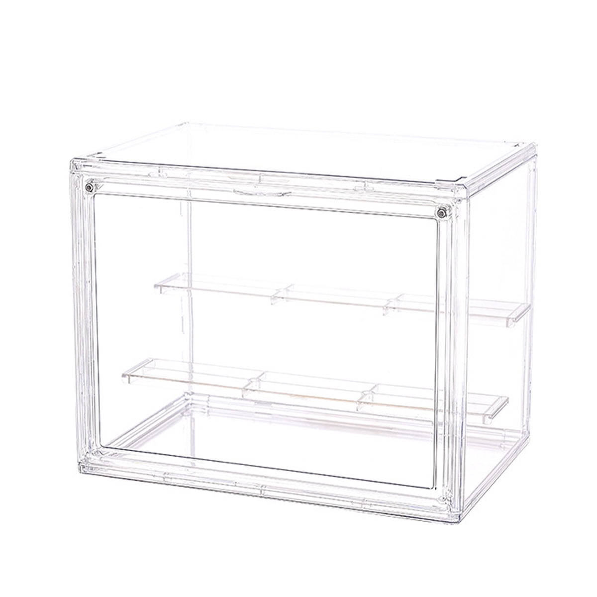 Stackable Acrylic Display Case With Shelves—Collectibles Organizer For ...