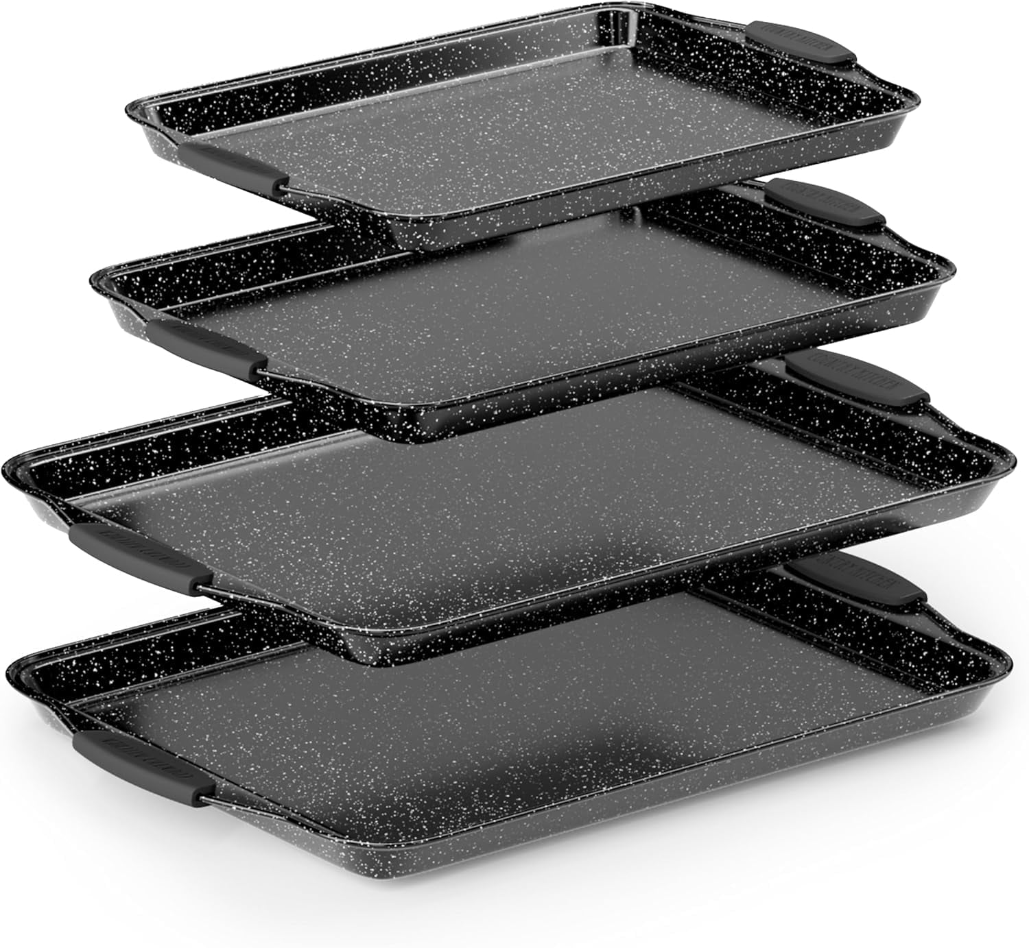 Country Kitchen 10-Piece Stackable Bakeware Set, Non-stick & Easy ...