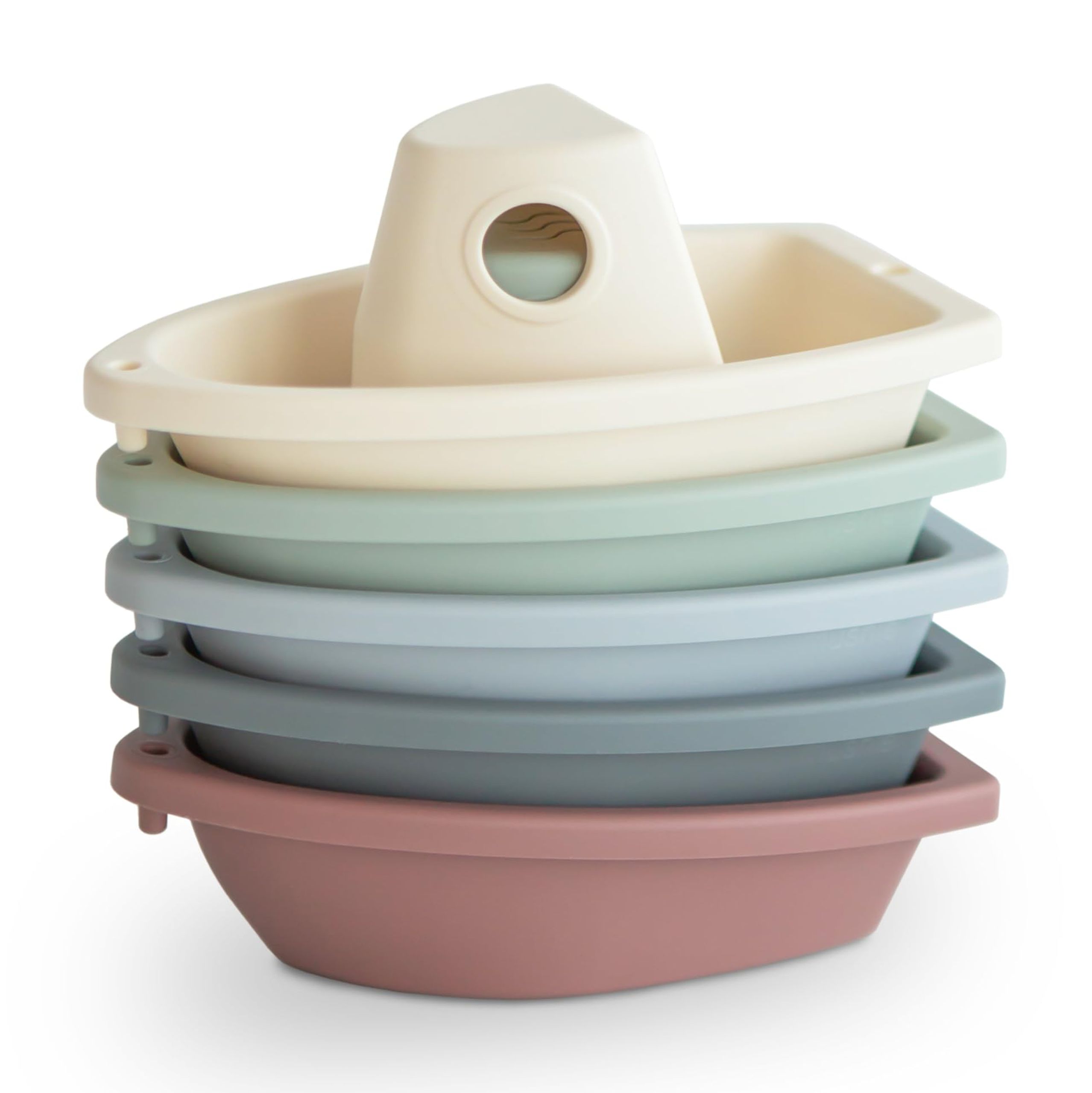 Stackable Bath Boats Toy (Original) | Floating Bathtub Toys For Baby ...