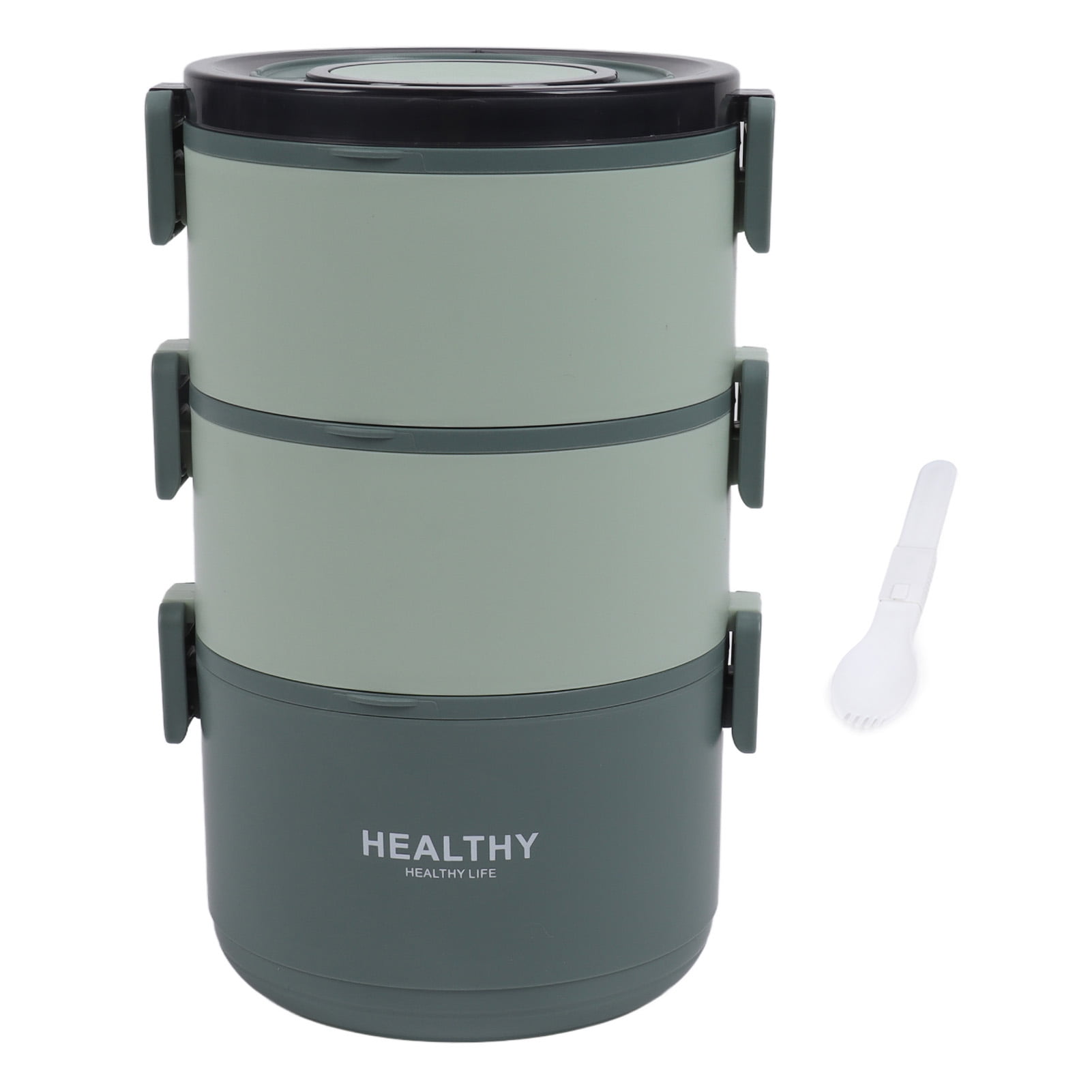 Stackable Bento Box 2200ML Detachable Plastic Bento Box Adult Lunch Box ...