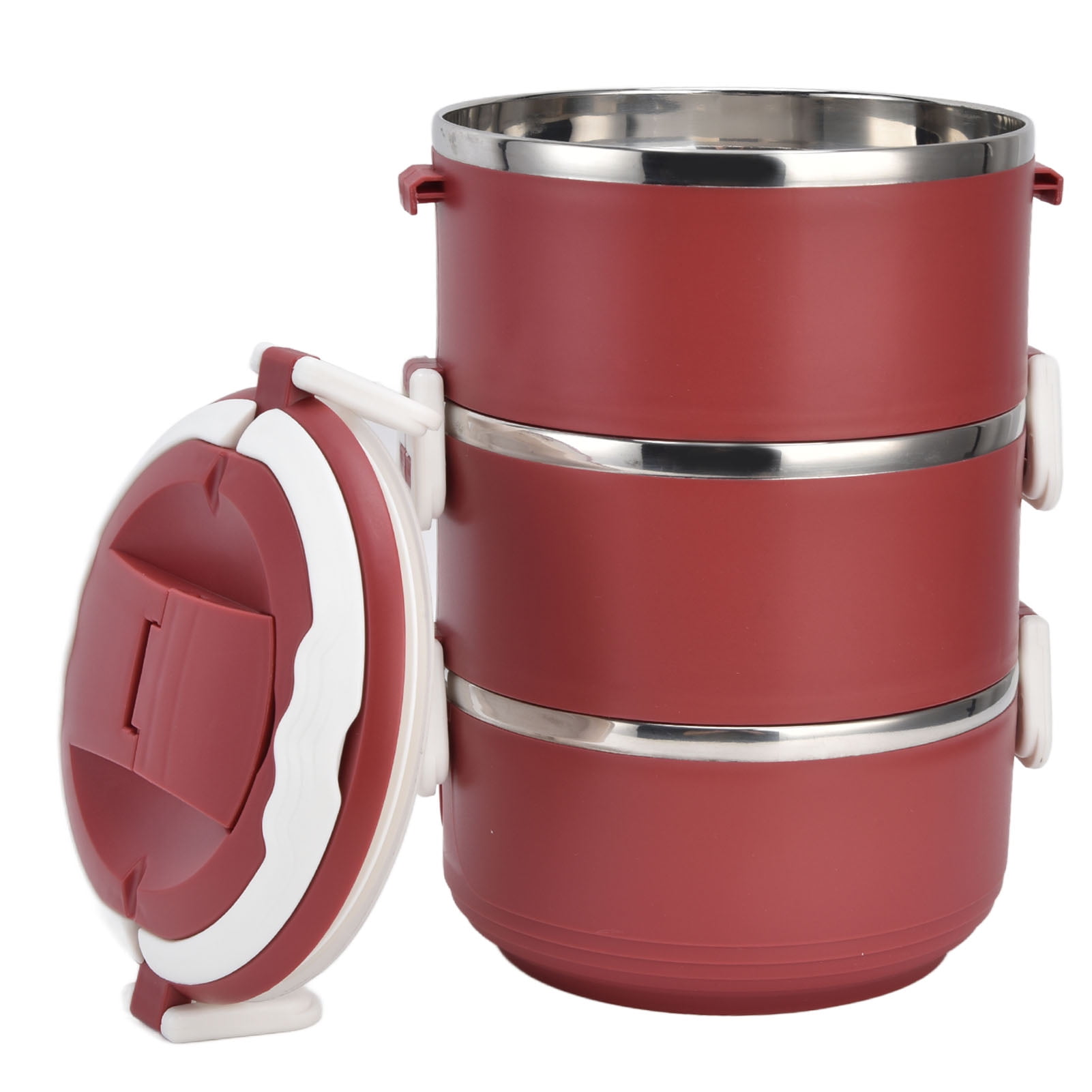 Stackable Bento Box Stainless Steel Bento Box Adult Lunch Box with Lids ...