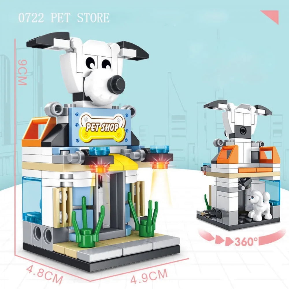 Stackable Building Blocks Toy with 8 Pieces Set for Improving Hands-on ...