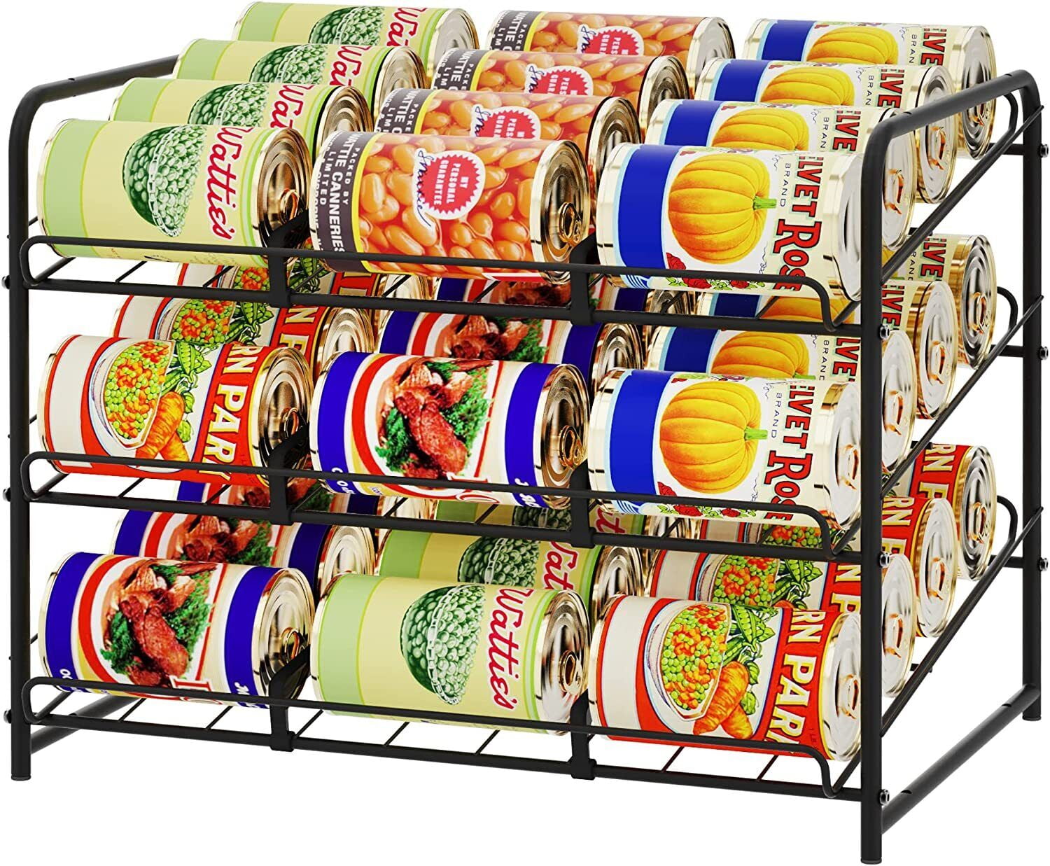 Stackable Can Rack Organizer Can Storage Soda Cola Holder Kitchen ...