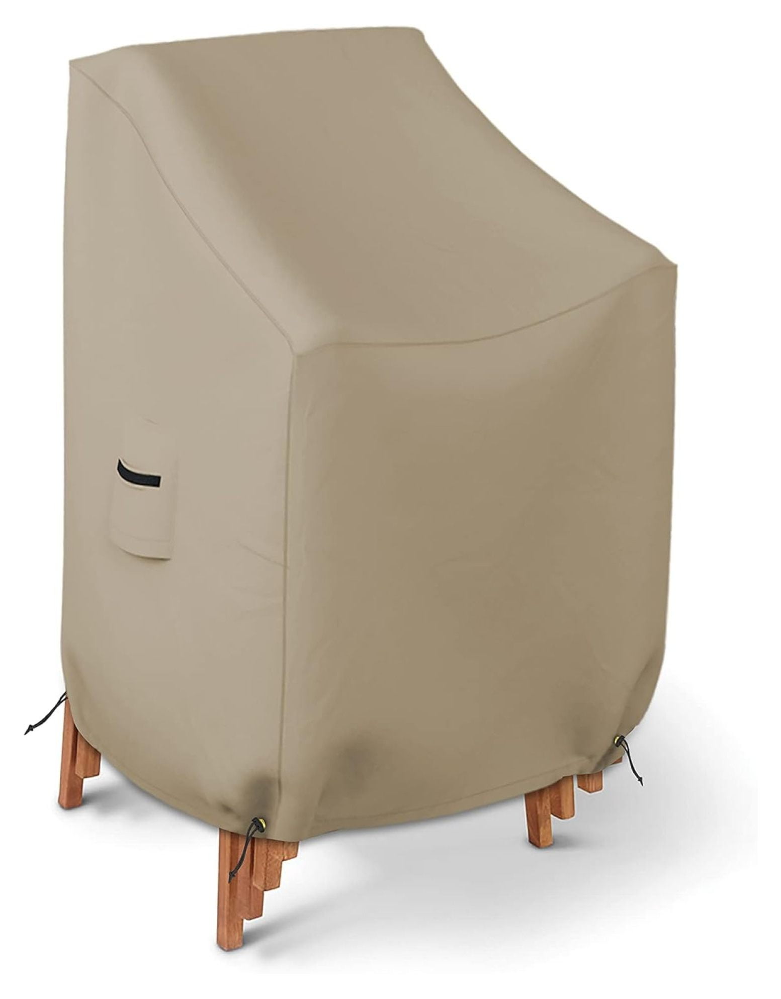 Stackable Chair Cover 12 Oz Waterproof - 100% Weather Resistant PVC Coated Patio Furniture Cover ...