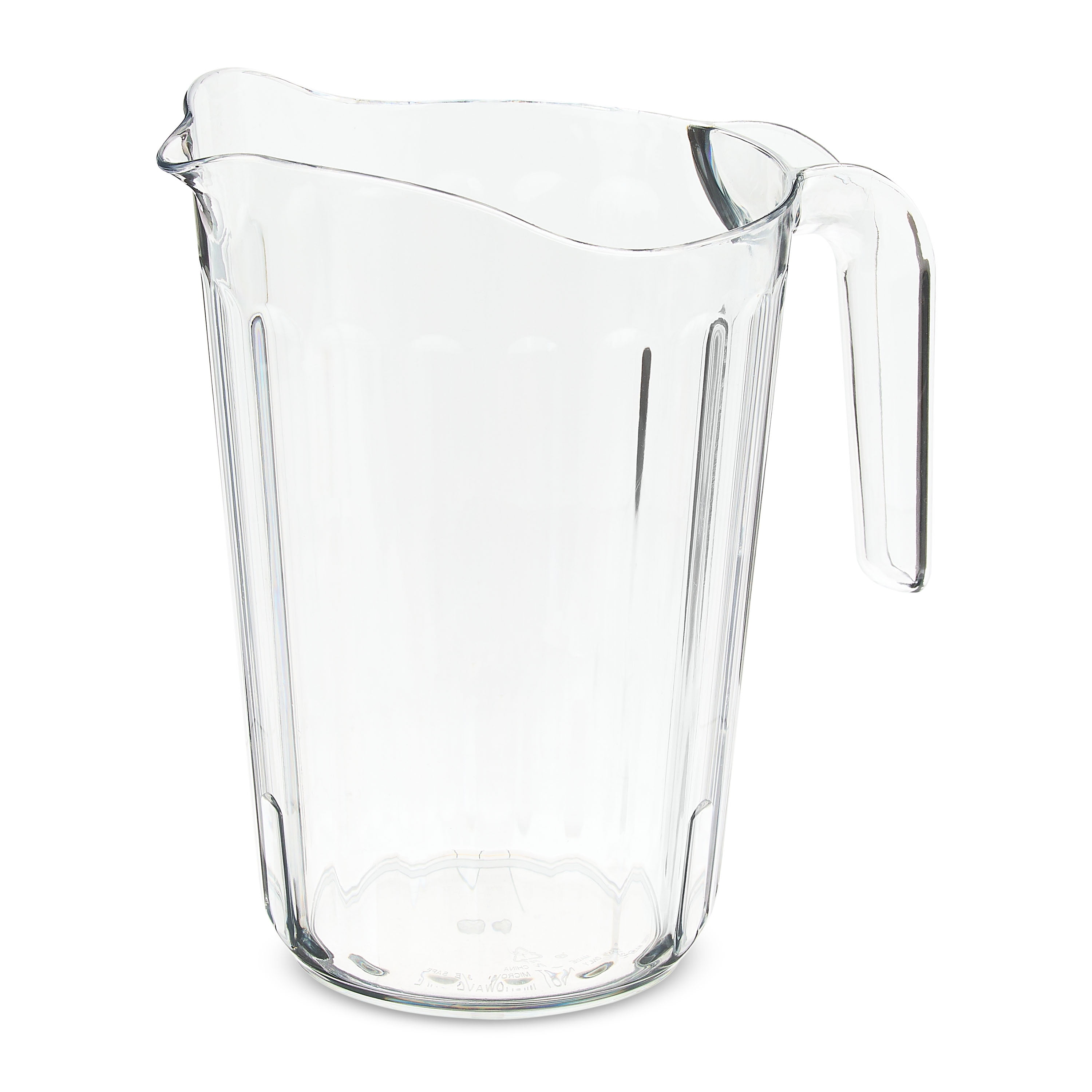 Way To Celebrate Clear Plastic Stackable Pitcher, 60 FL OZ, Drinking ...