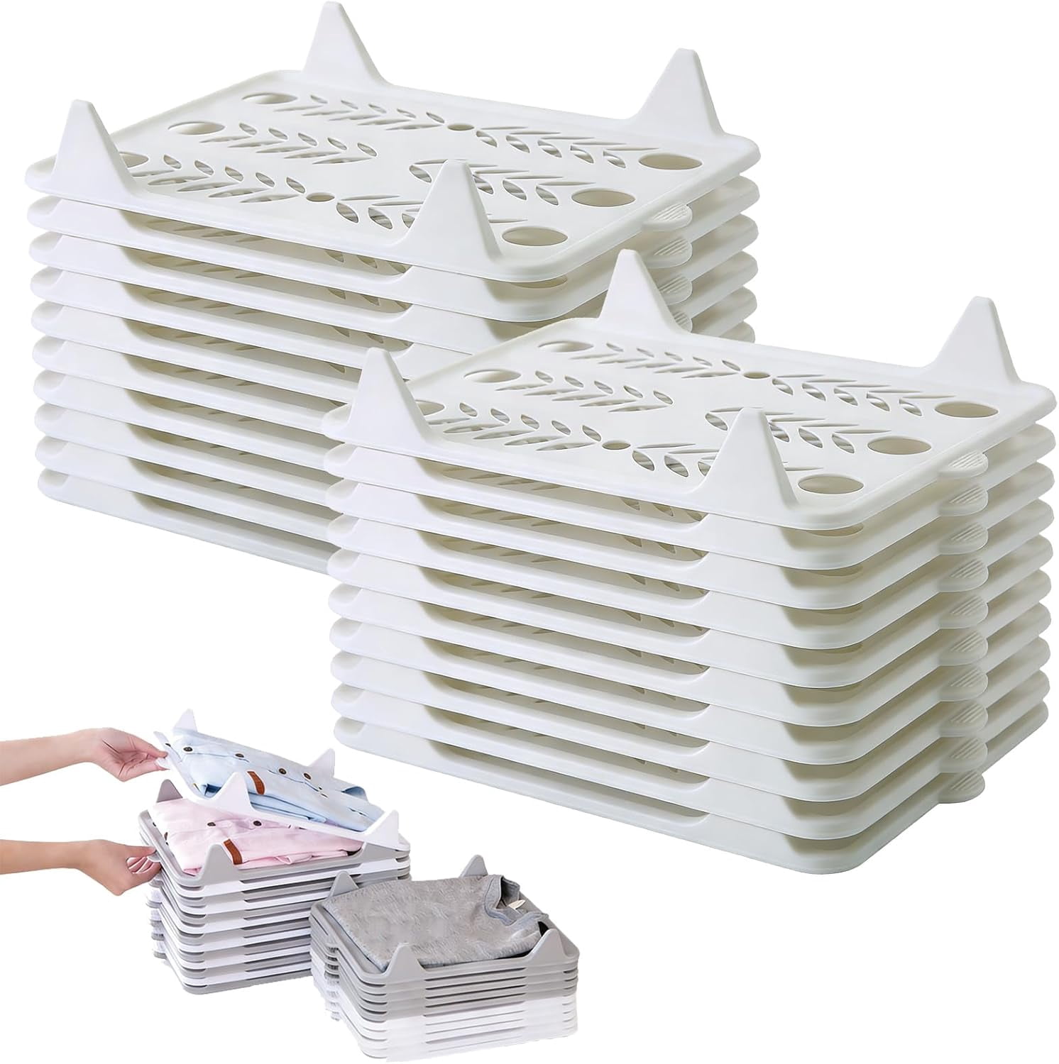 Stackable Closet Organizer – Modular & Adjustable Storage Cubes System ...