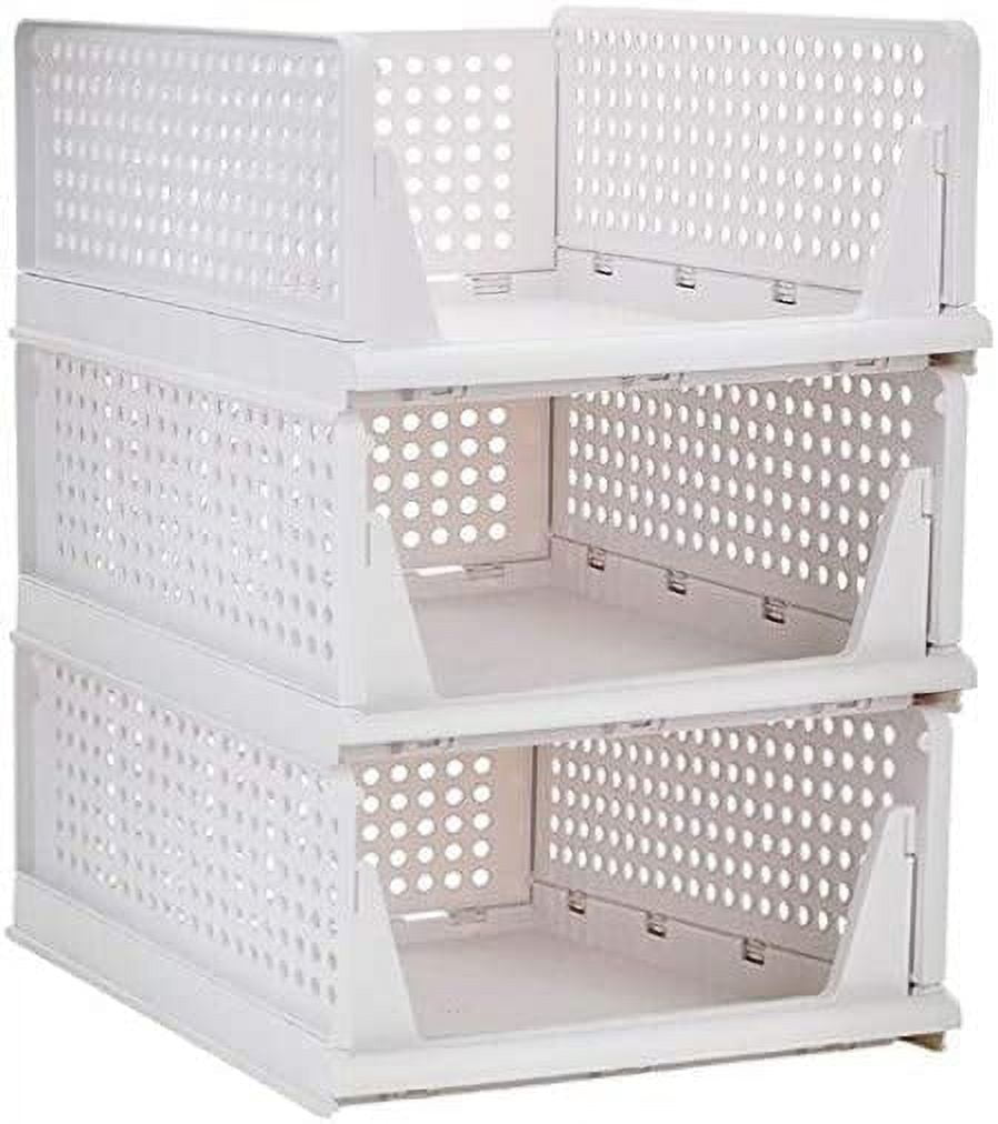 Stackable Clothes Storage Basket Organizer – Sliding Cabinet Drawer ...