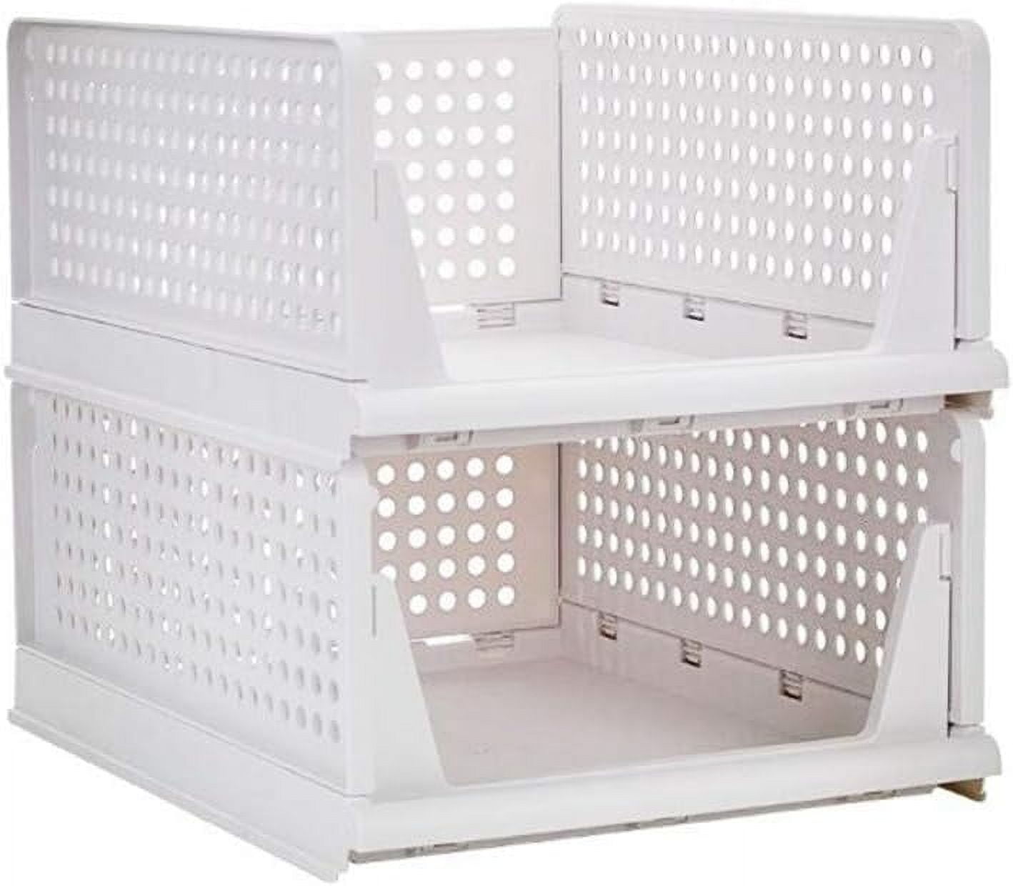 Stackable Clothes Storage Basket Organizer – Sliding Cabinet Drawer ...