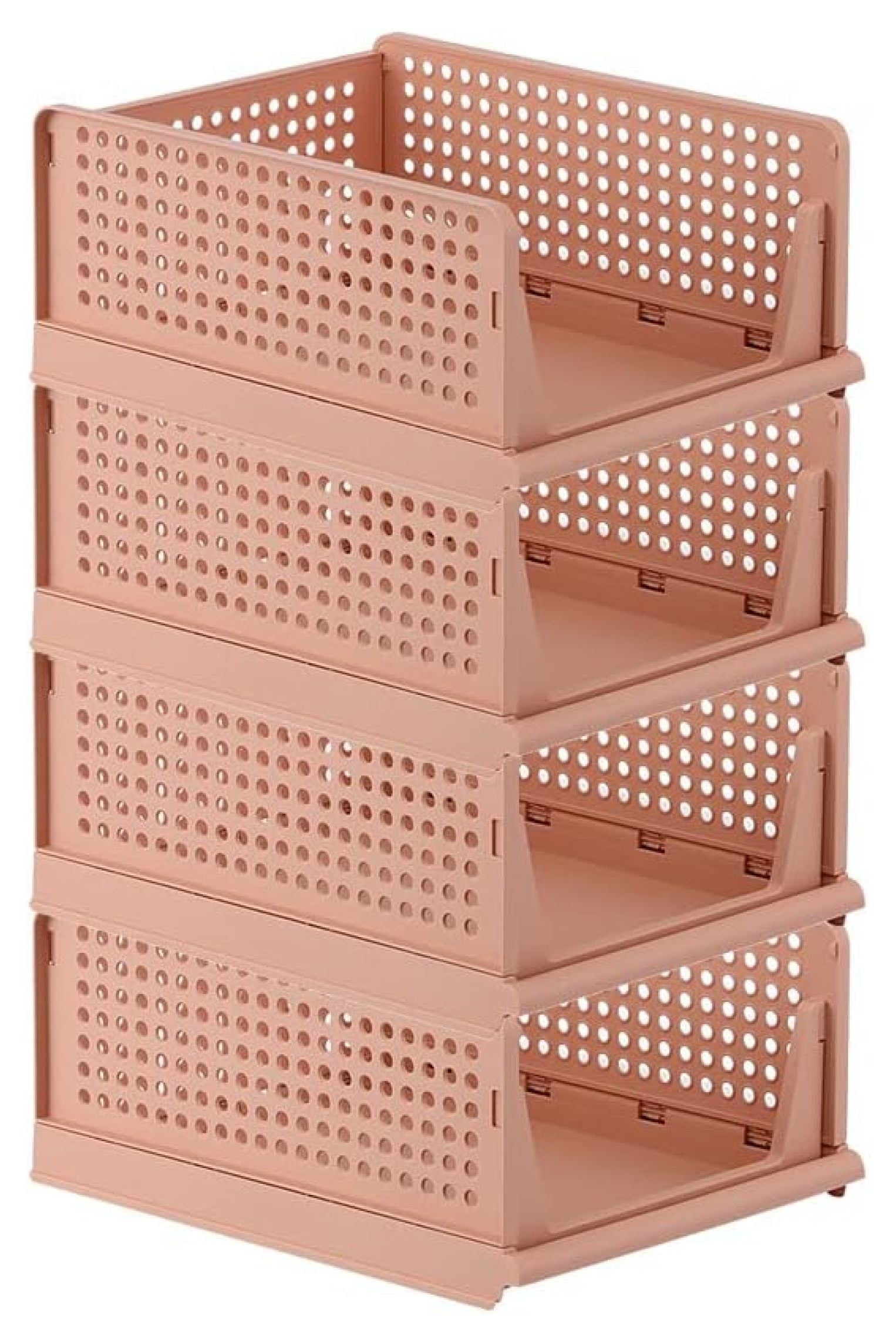 Stackable Clothes Storage Basket Organizer Sliding Cabinet Drawer Shelf ...