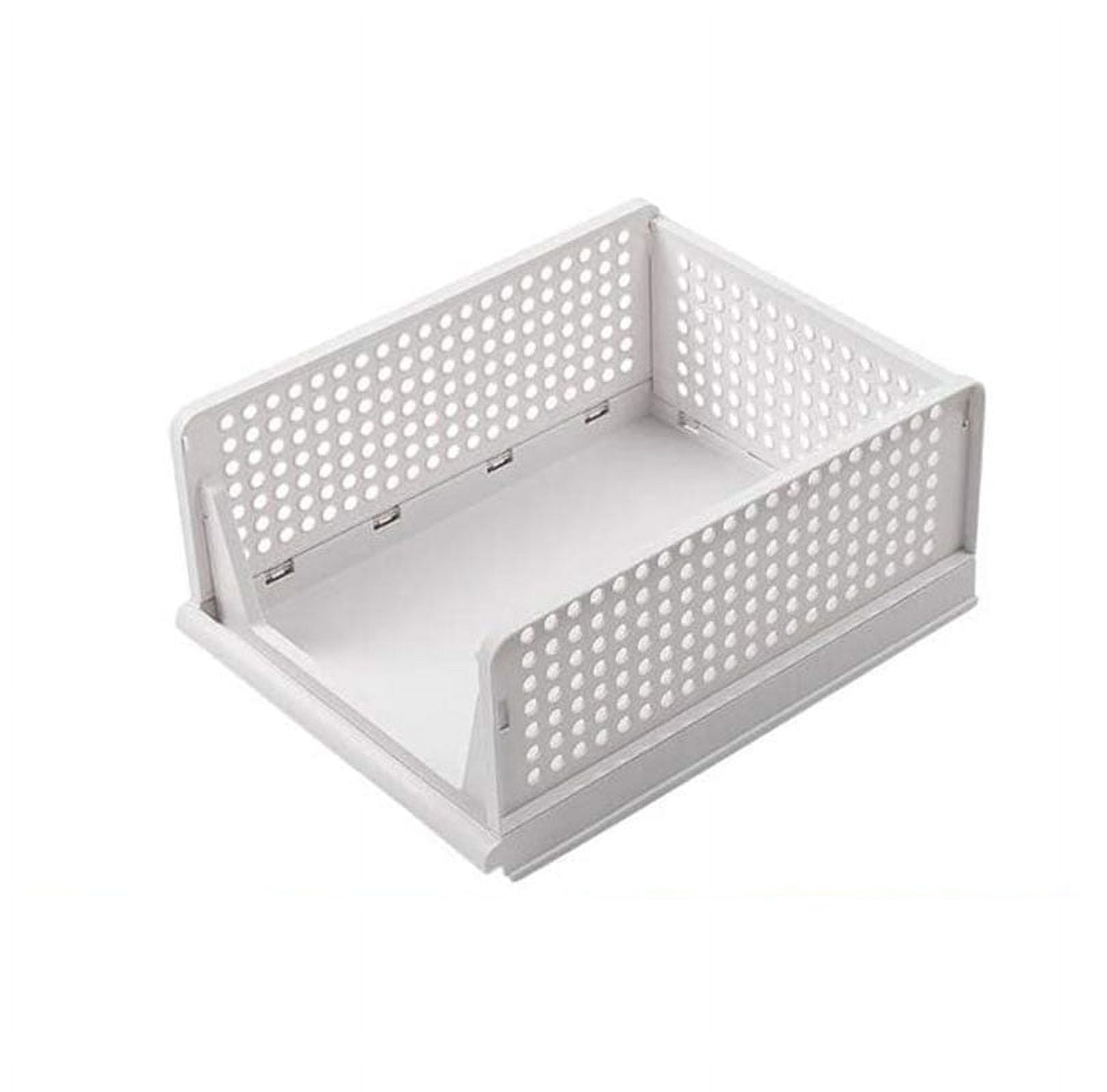 Stackable Clothes Storage Baskets Organizer Sliding Door Drawer Shelf ...