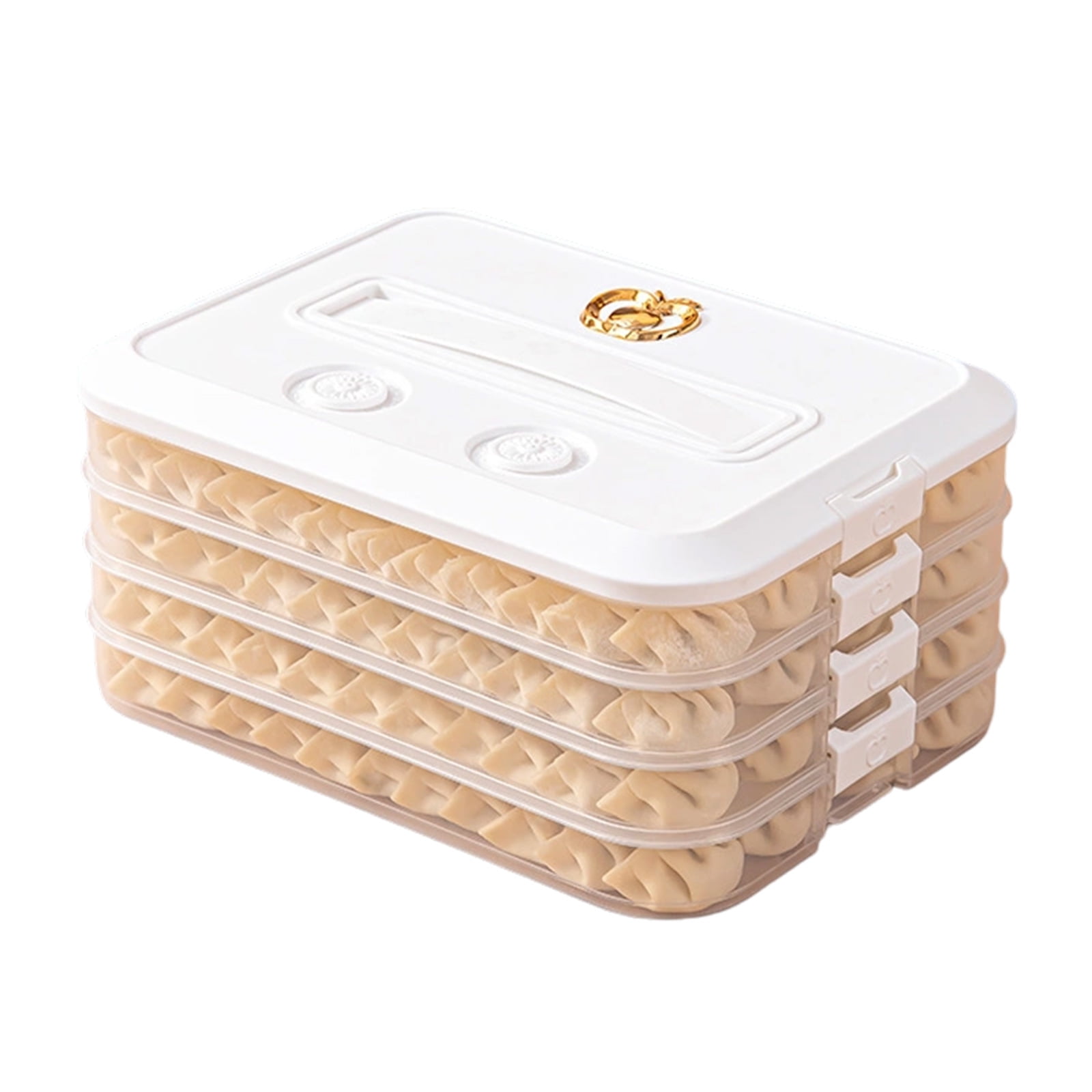 Stackable Cookie Container With Time Recorder and Handle Multiple Layer ...