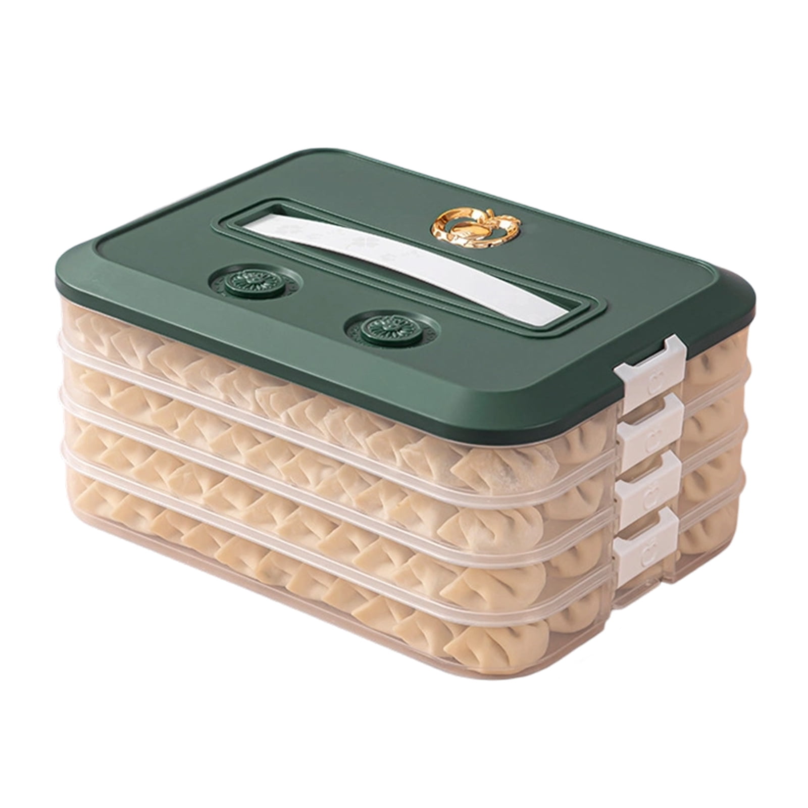Stackable Cookie Container With Time Recorder and Handle Multiple Layer ...