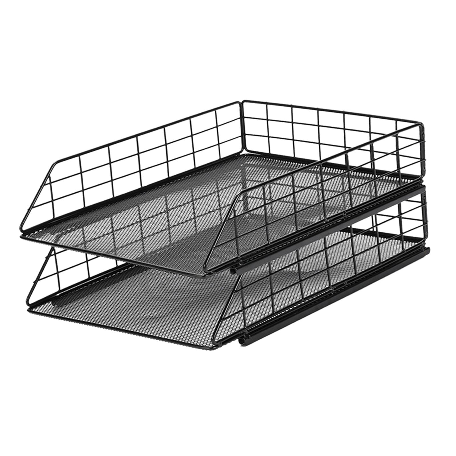 Stackable Desk Organizer Desktop File Sorter Organizer for Classroom ...