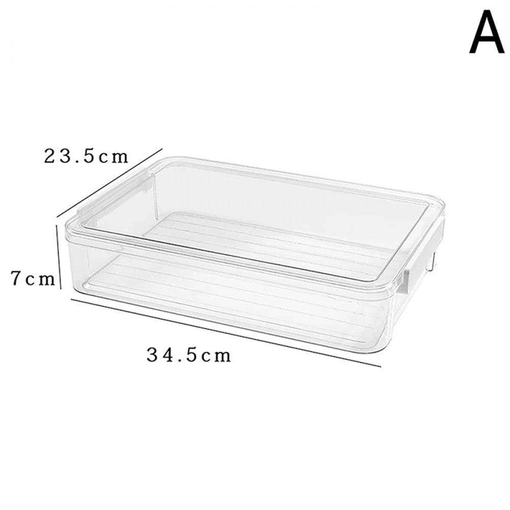 Stackable Desktop File Storage Box A4 Document Organizer Box With Lid ...