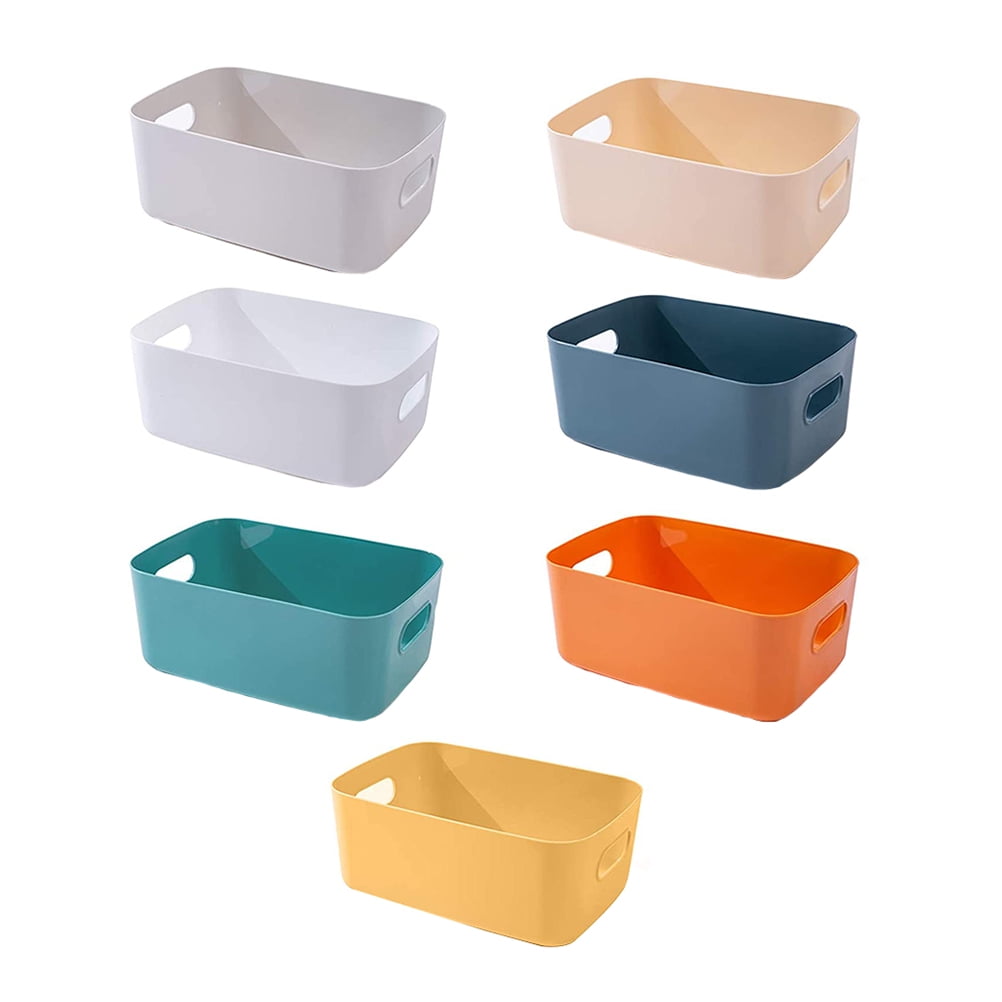 Stackable Desktop Organizer 7pcs Storage Bins Closet Organizers Drawer ...