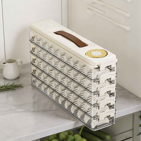 Stackable Deviled Egg Carrier Container With Lid and Handle for ...