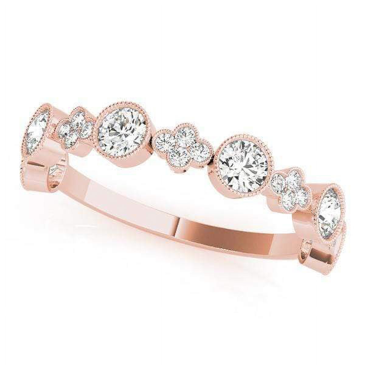 Stackable Diamond and 14K Gold Ring - Walmart.com