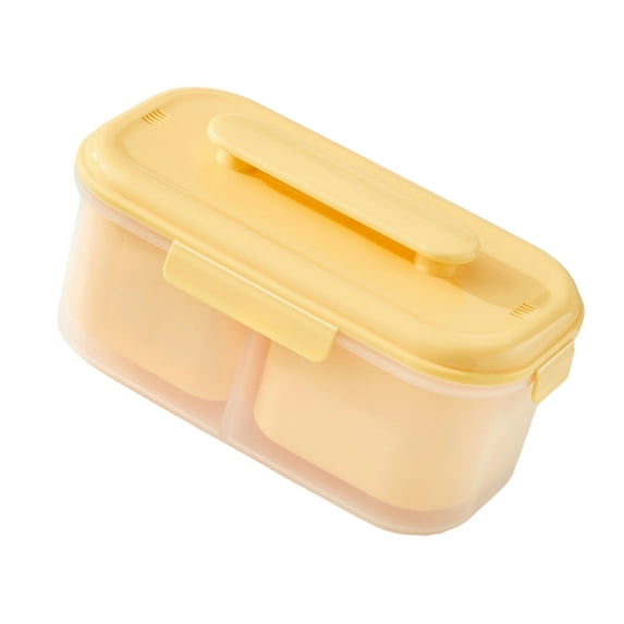 Stackable Divided Lunch Container Dishwasher Safe Leak Proof Design ...