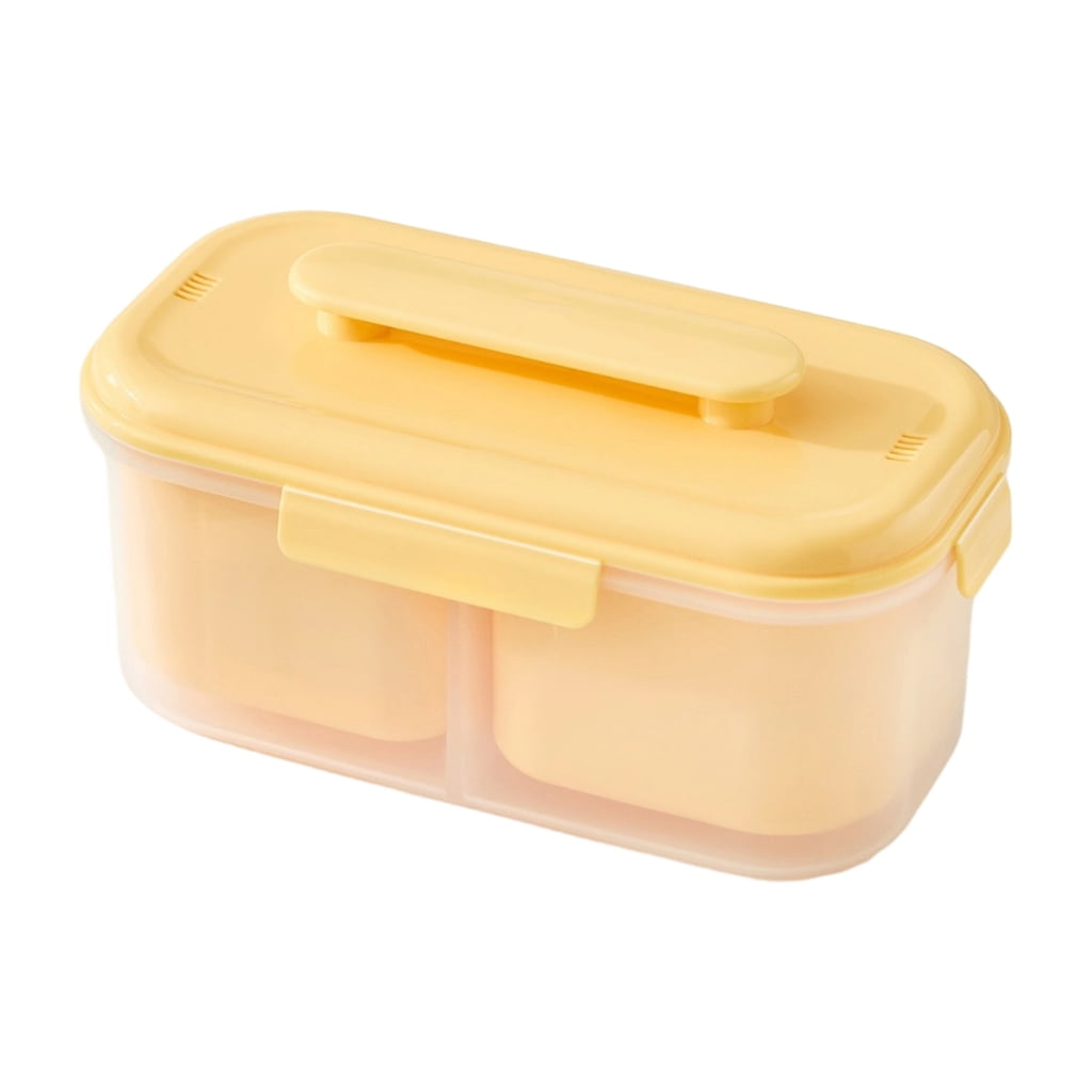 Stackable Divided Lunch Container Dishwasher Safe Leak Proof Design ...