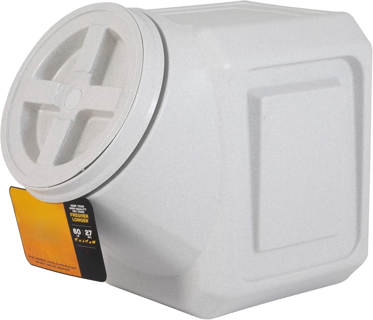 Stackable Dog Food Storage Container with Sealing Lid, Up to 60 lbs Dry ...