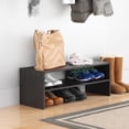 Stackable Extra Wide 2-Shelf Storage Organizer, Stackable Wood ...