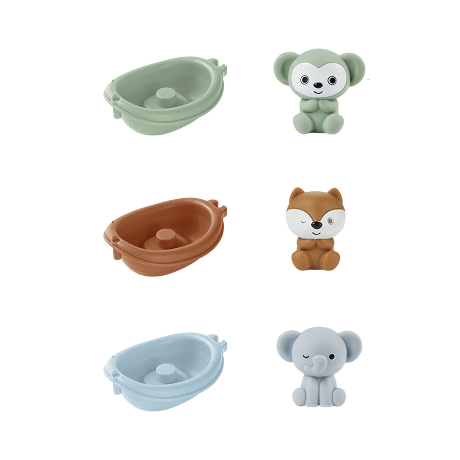 Stackable Floating Boats Toys for Kids-Fun Bath & Pool Water Play with ...