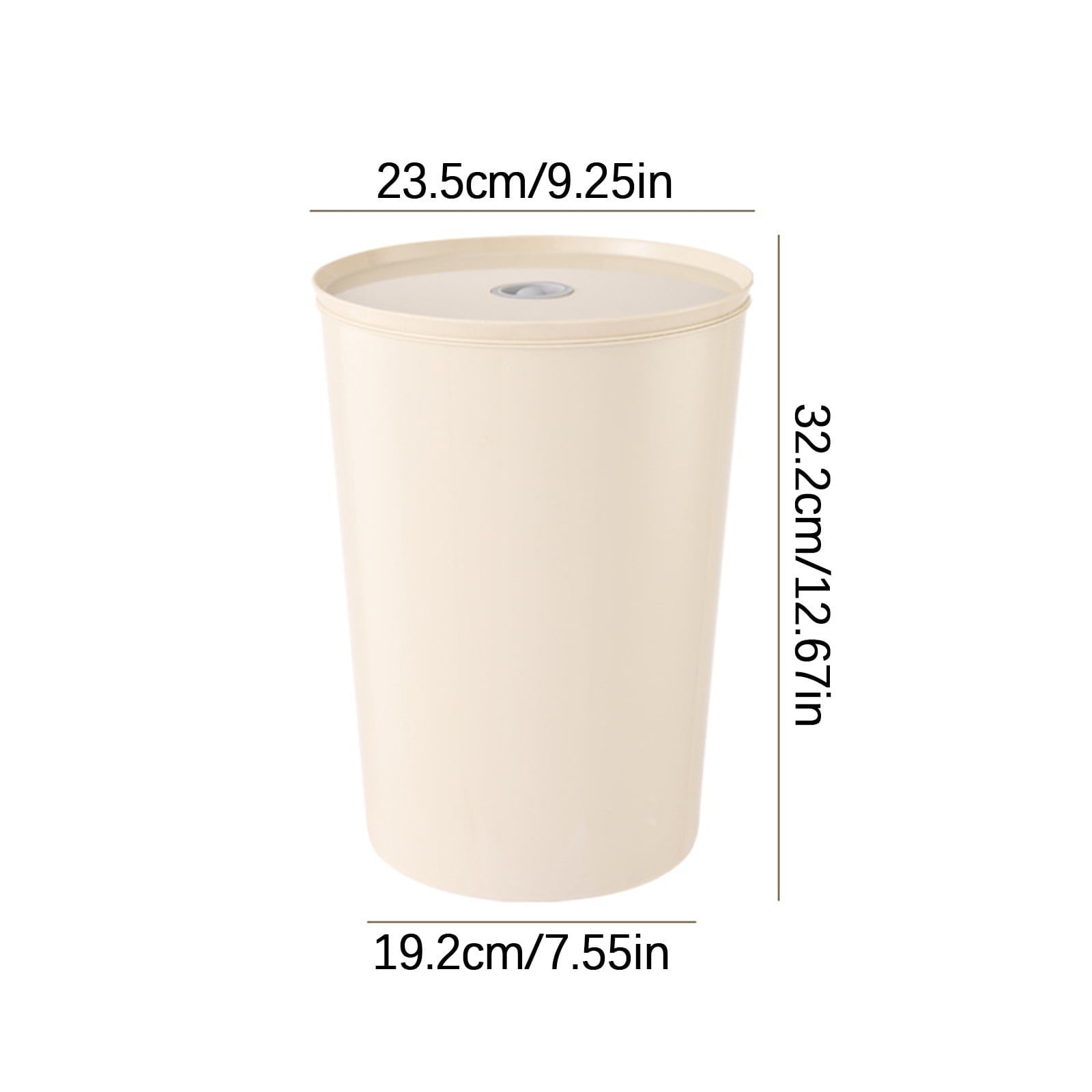 Stackable Food Storage Bucket with Lid - 1.5L Transparent Moisture ...