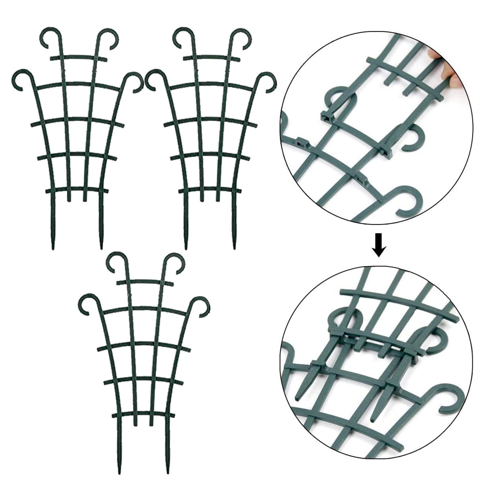 menolana Stackable Garden Trellis, Durable PP Grid for Climbing Plants ...