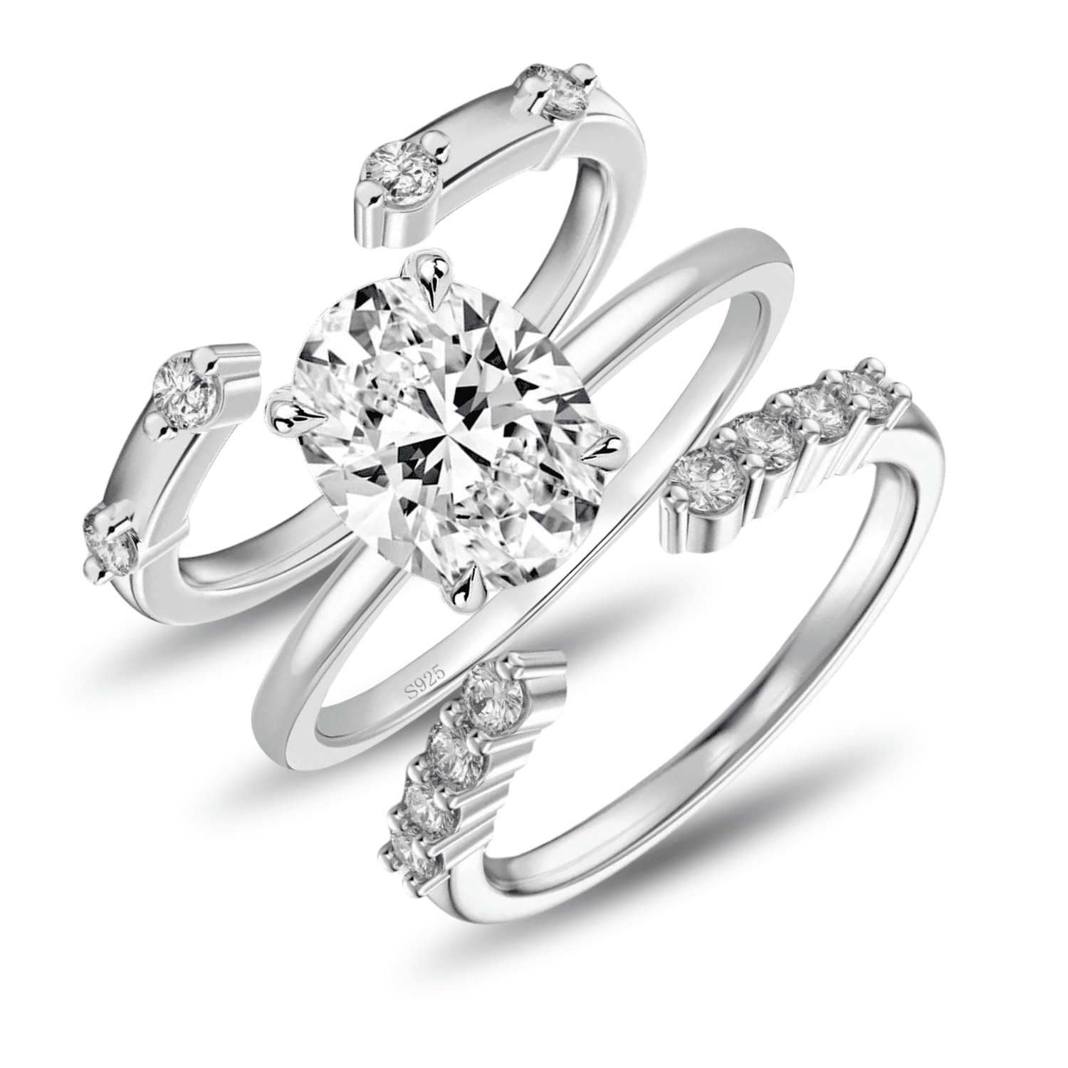 Stackable Gold Floral Bracelets Set , 2pcs 18K Gold Plated Bracelet Non ...