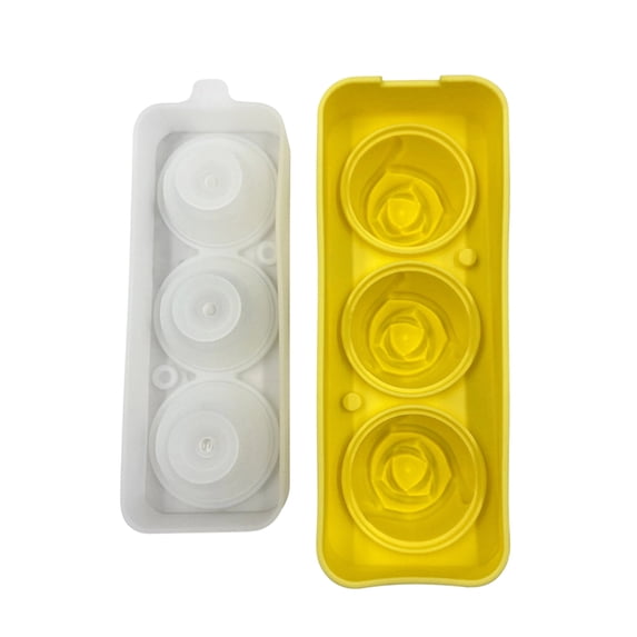 Stackable Ice Making Box, Durable Silicone & Plastic Ice Trays with ...