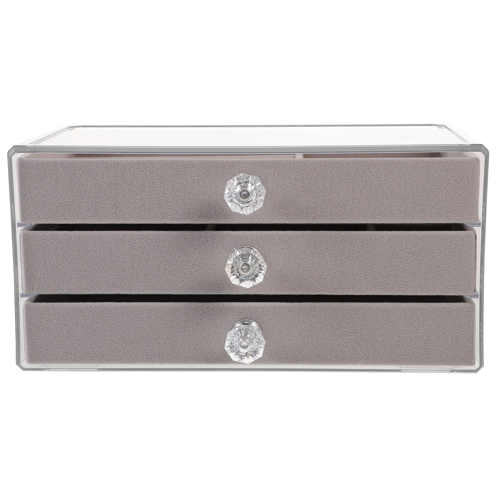 Stackable Jewelry Organizer Earring Necklace Storage Drawer Vanity ...