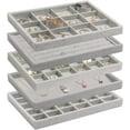 Stackable Jewelry Trays Closet Dresser Drawer Organizer for Accessories ...