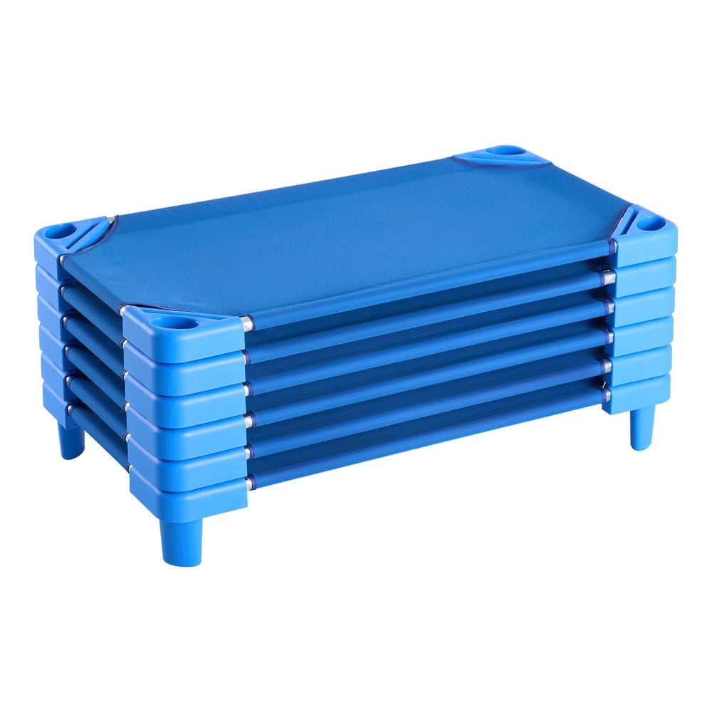 Stackable Kiddie Cot, Pack of 6, Portable Toddler Nap Cots, Standard ...