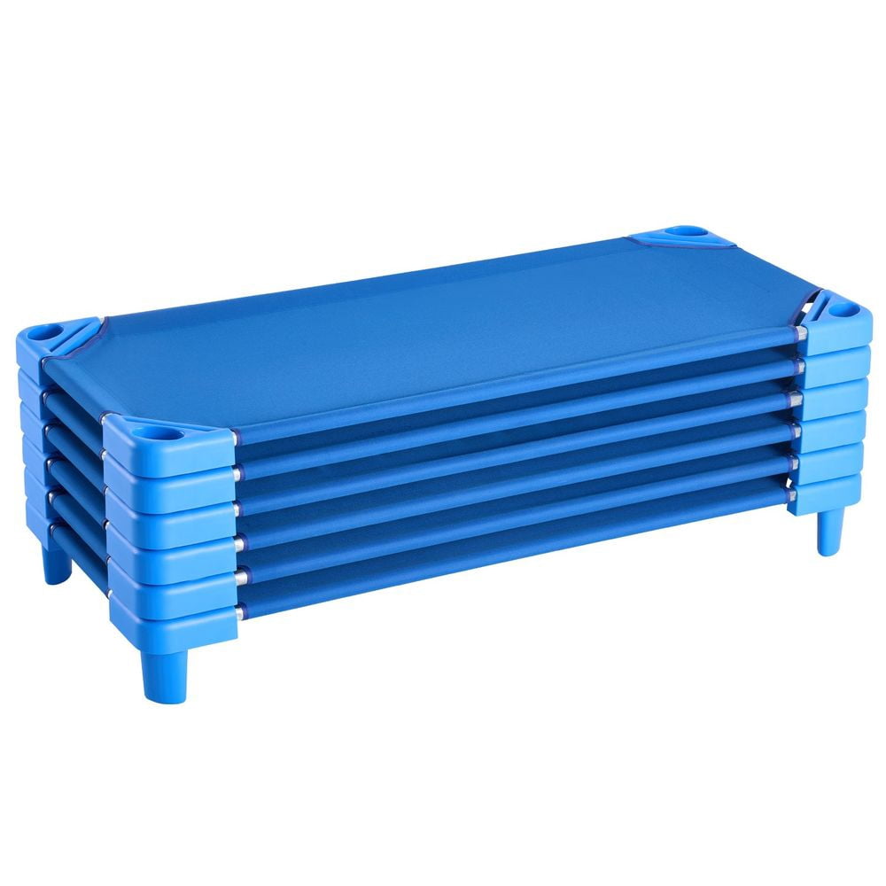 Stackable Kiddie Cot, Pack of 6, Portable Toddler Nap Cots, Standard ...
