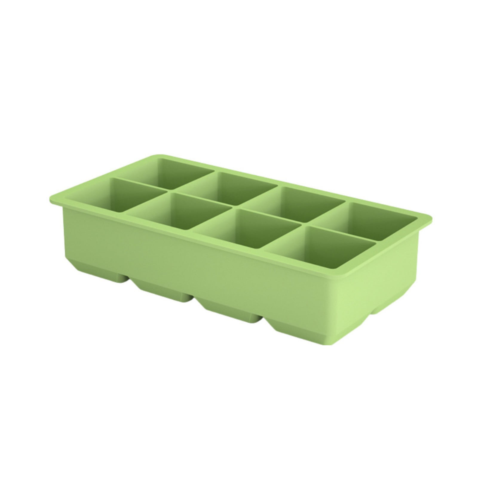 Stackable Large Ice Cubes Maker Silicones Tray Freezers Safe Flexible ...