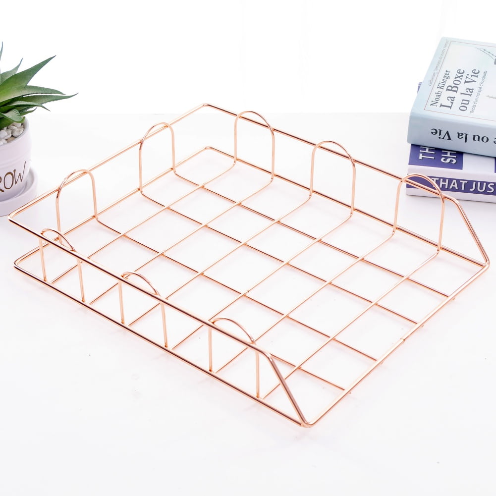 Stackable Letter Tray-Desk File Organizer-Desk File Rack Stackable ...