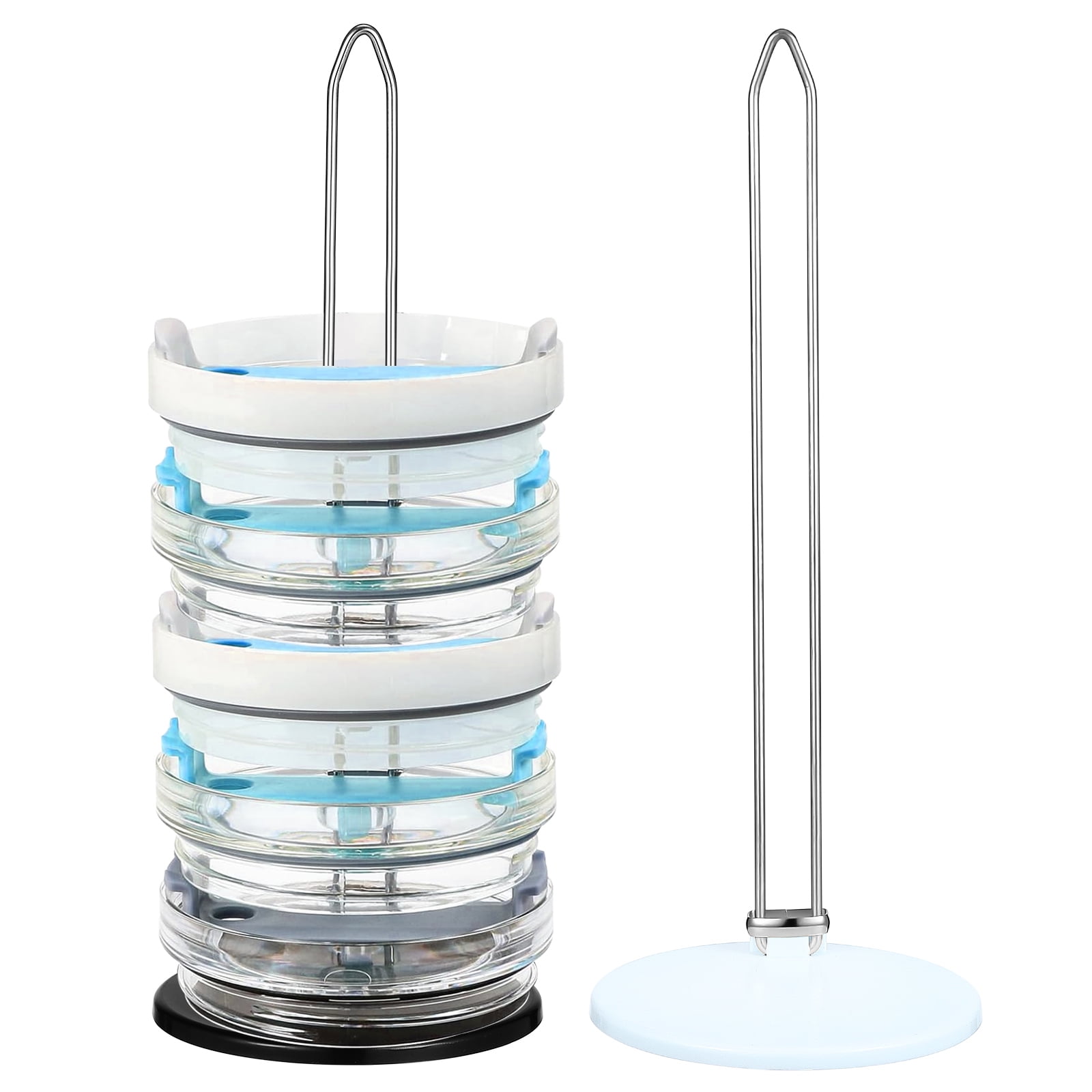 Stackable Lid Storage Rack 2 Pcs Stand For Cup Lids Kitchen Racks ...